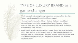 Consumer behaviour study for luxury brands | PDF