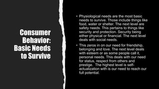 Consumer Behavior and Social Influence | PPTX