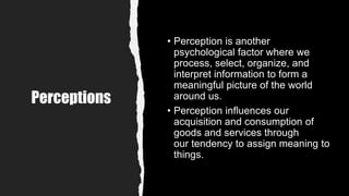 Consumer Behavior and Social Influence | PPTX