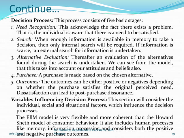 Consumer Behavoiur PPT- 1 | PPT