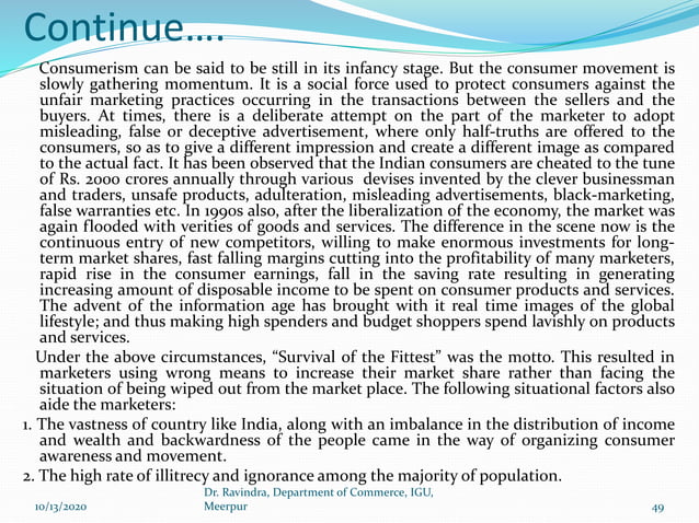 Consumer Behavoiur PPT- 1 | PPT