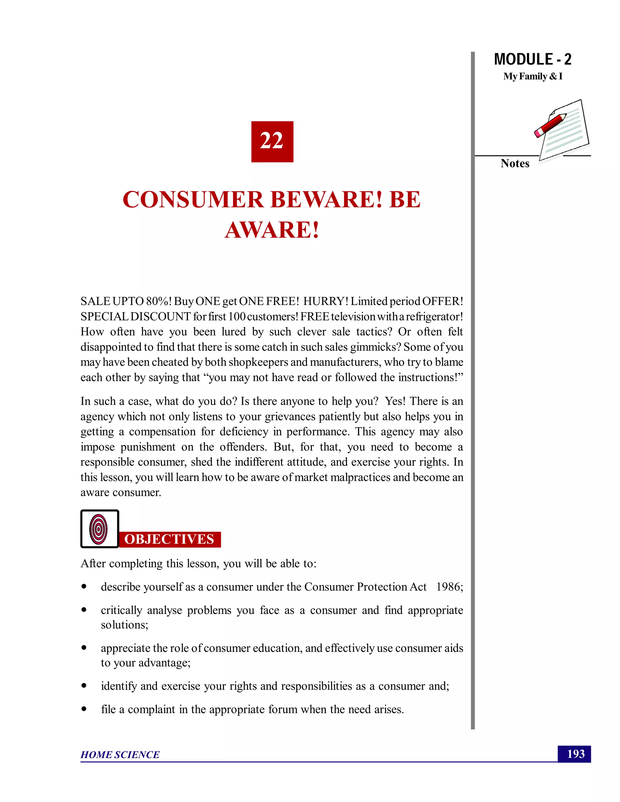 Consumer beware | PDF