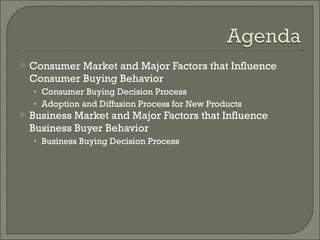 Consumer& business buying behaviour | PPT