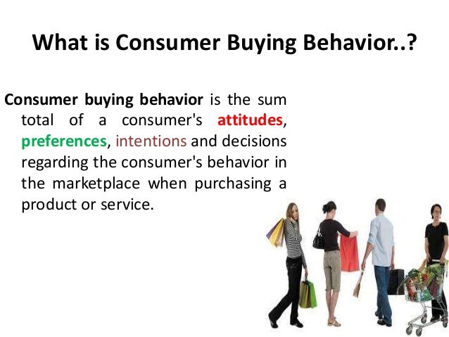 Consumer buying behavior Consumer buying behavior