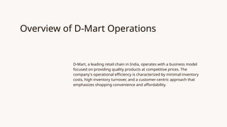 Consumer Buying Behavior towards D-Mart (1).pptx