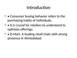 Consumer_Buying_Behavior_DMart_Ahmedabad.pptx