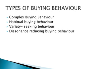 Consumer buying behaviour | PPT