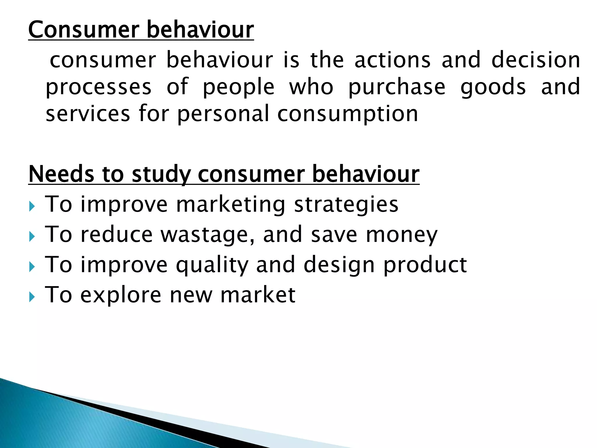 Consumer buying decision process | PPTX