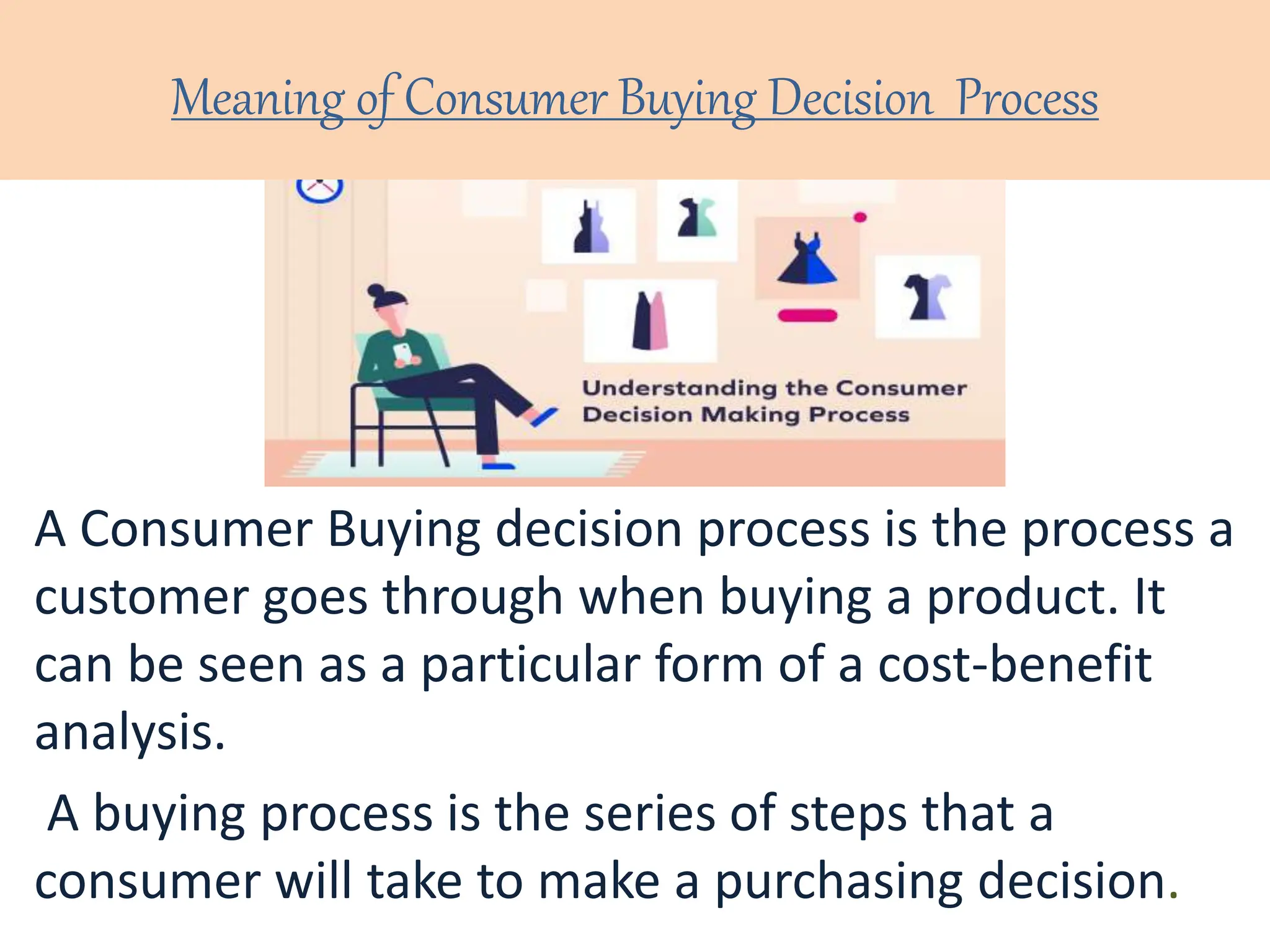 Presentation On Consumer Buying Decisions Process | PPT