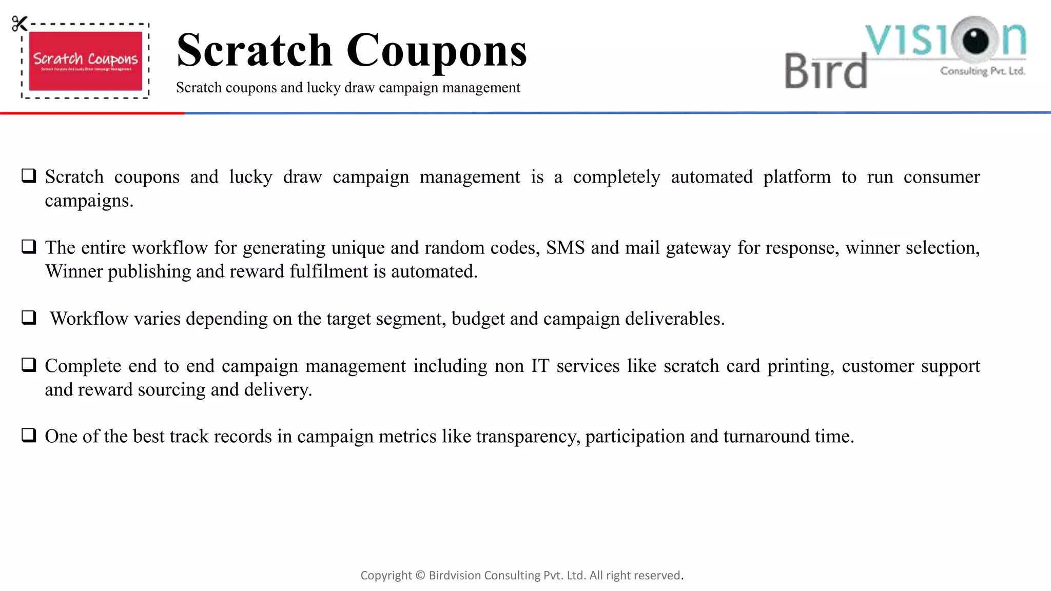 Consumer Campaigns Using ScratchCoupons | PPT