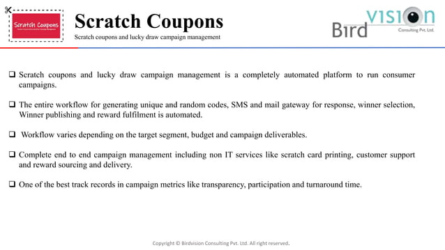 Consumer Campaigns Using ScratchCoupons | PPT