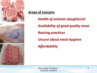 Consumer concerns - Meat Hygiene | PPT