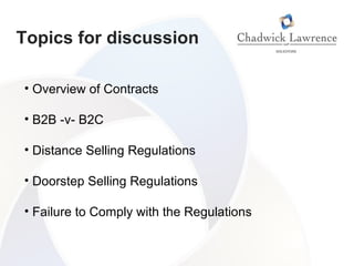 Consumer contracts slideshare | PPT