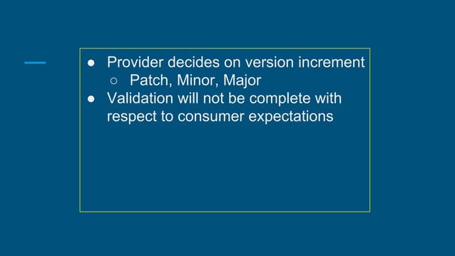 Consumer contract testing | PDF