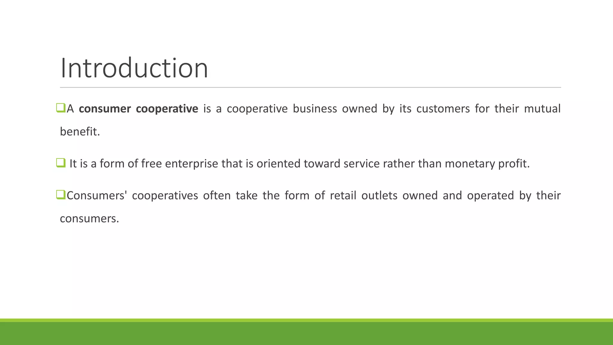 Consumer cooperative | PPSX