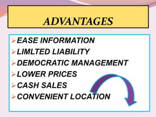Consumer cooperative stores ppt | PPTX