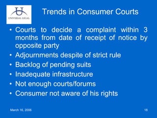 Consumer Courts | PPT