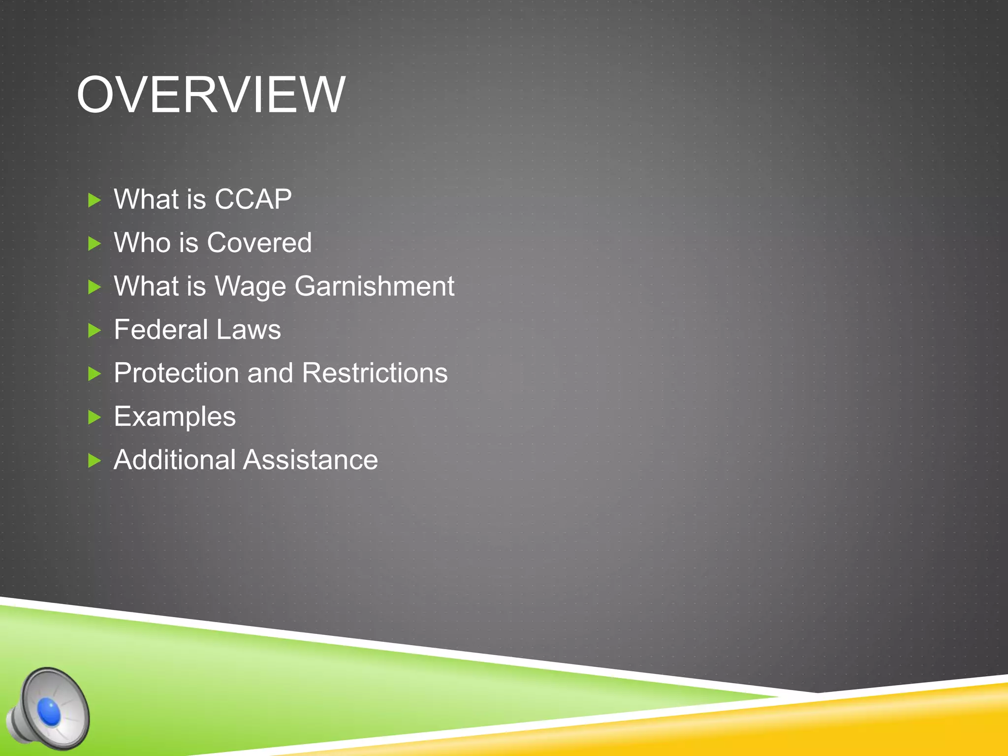 Consumer credit protection act | PPTX