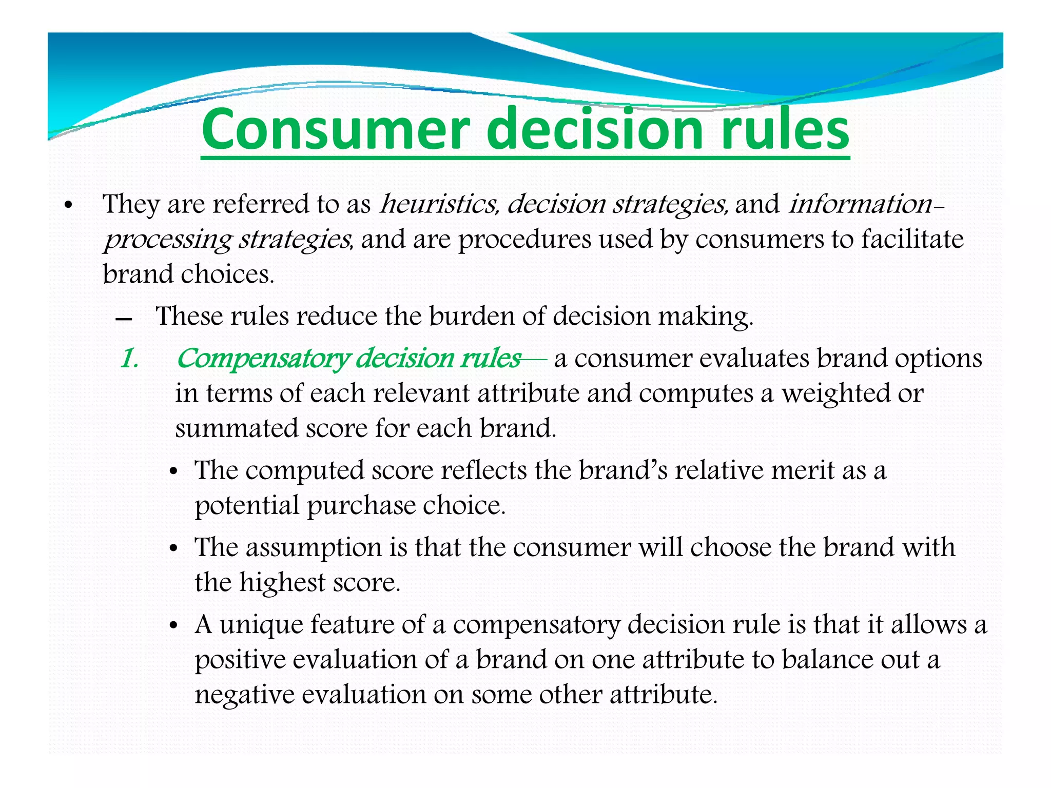 Consumer Decision Making Process | PPTX