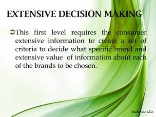 Consumer Decision Making | PDF | Business | Business and Finance