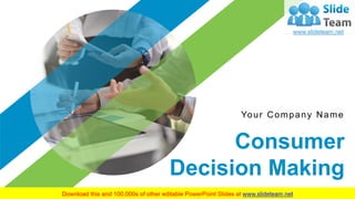 Consumer Decision Making PowerPoint Presentation Slides | PPT