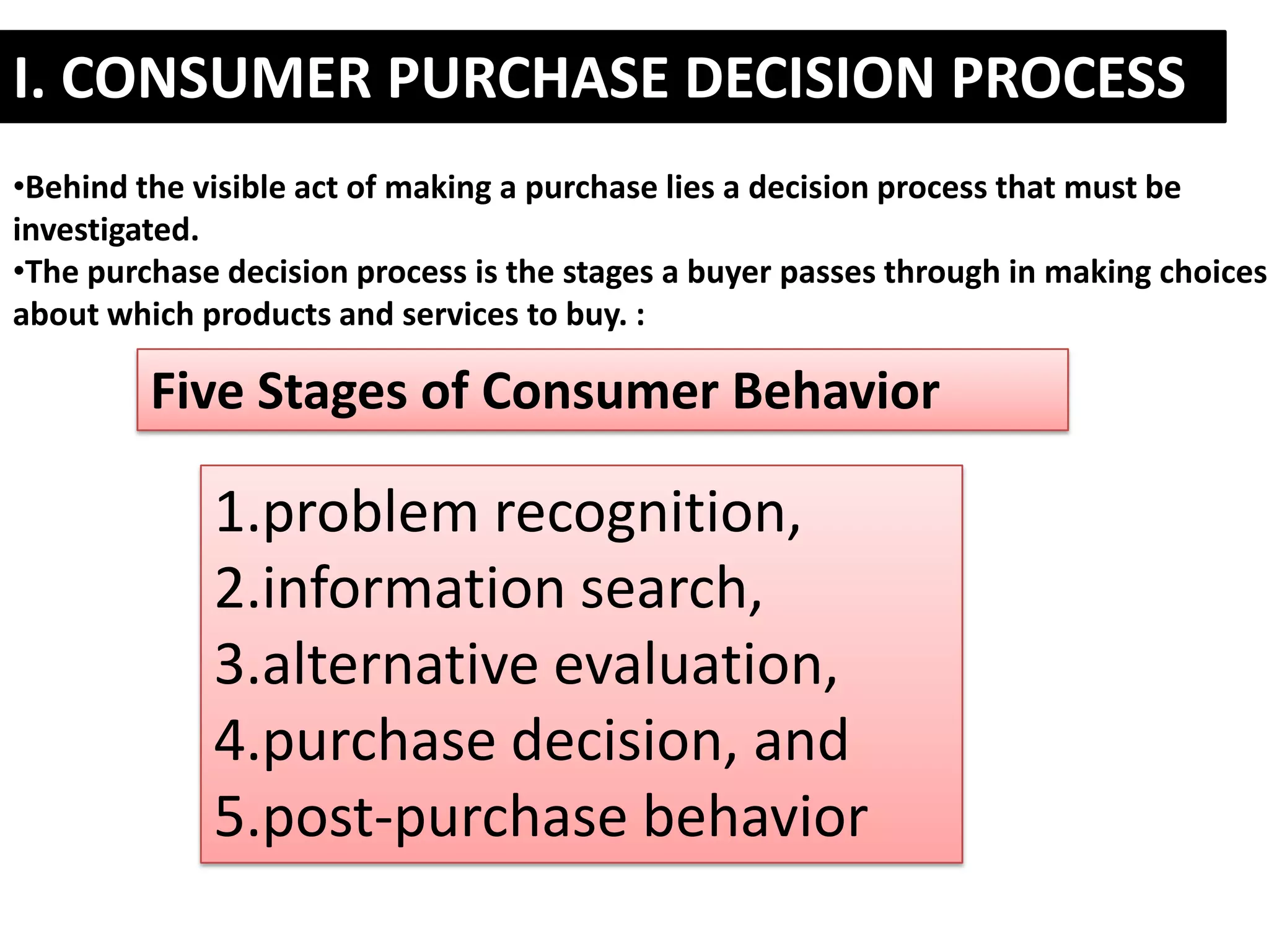 Consumer decision making process.ppt by aliraza afzal | PPTX