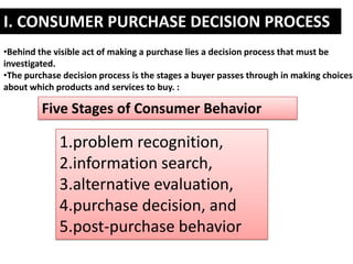 Consumer decision making process.ppt by aliraza afzal | PPTX | Business ...