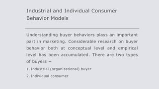 Consumer Decision Making Process and Models | PPTX