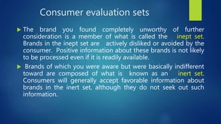 Consumer decision making process slide | PPT