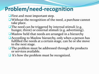 Consumer decision process | PPTX