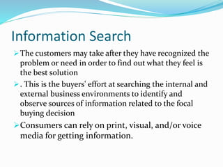 Consumer decision process | PPTX