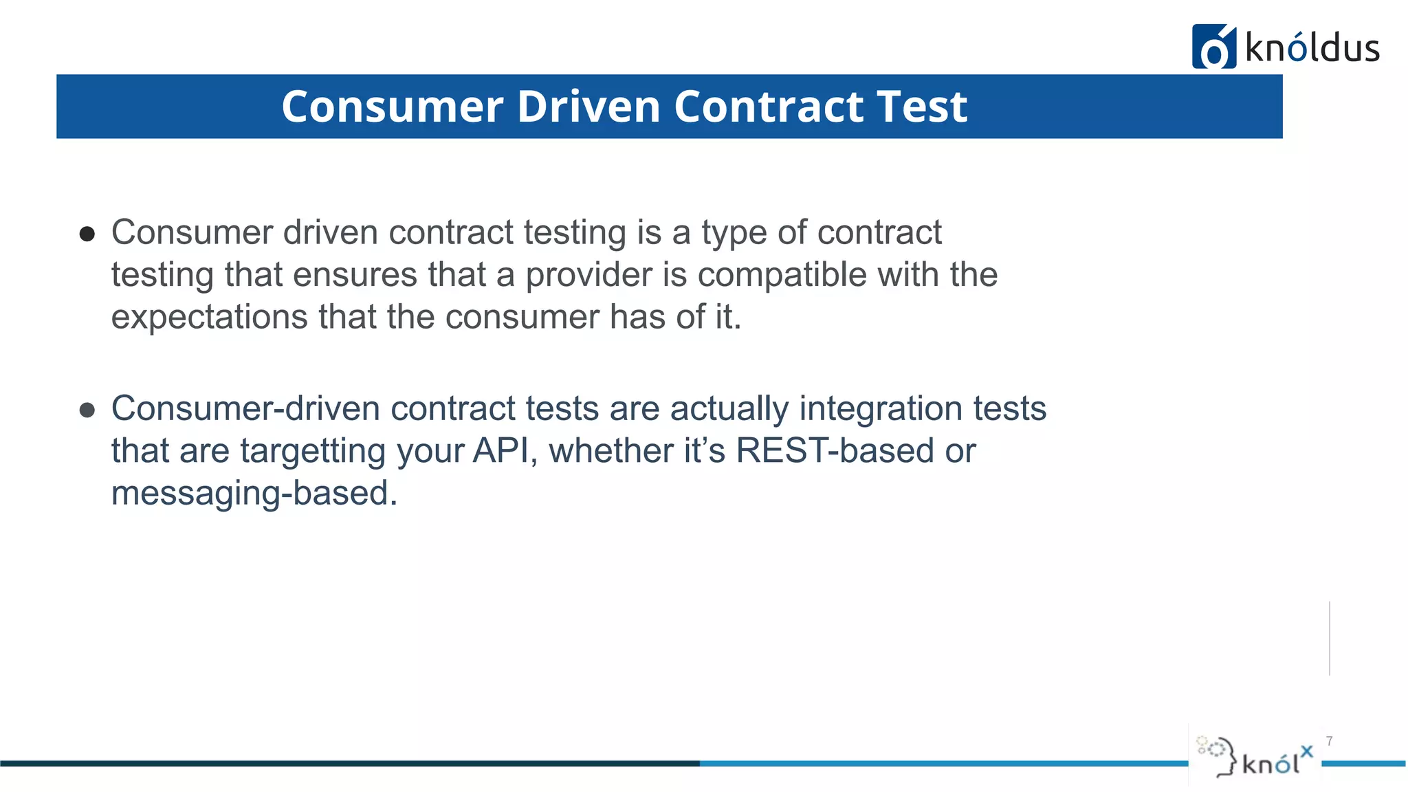 Consumer Driven Contract Test Ppt