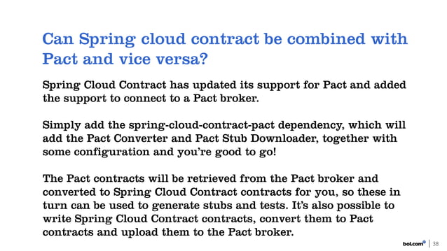Consumer Driven Contract Testing Ppt