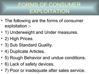 Consumer exploitation | PPT