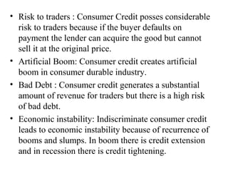 Consumer finance ppt | PPT