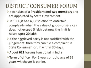 Consumer forum | PPTX