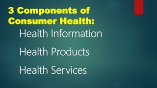 Consumer health | PPTX