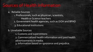 Consumer health | PPTX