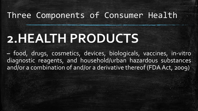 Consumer health | PPTX