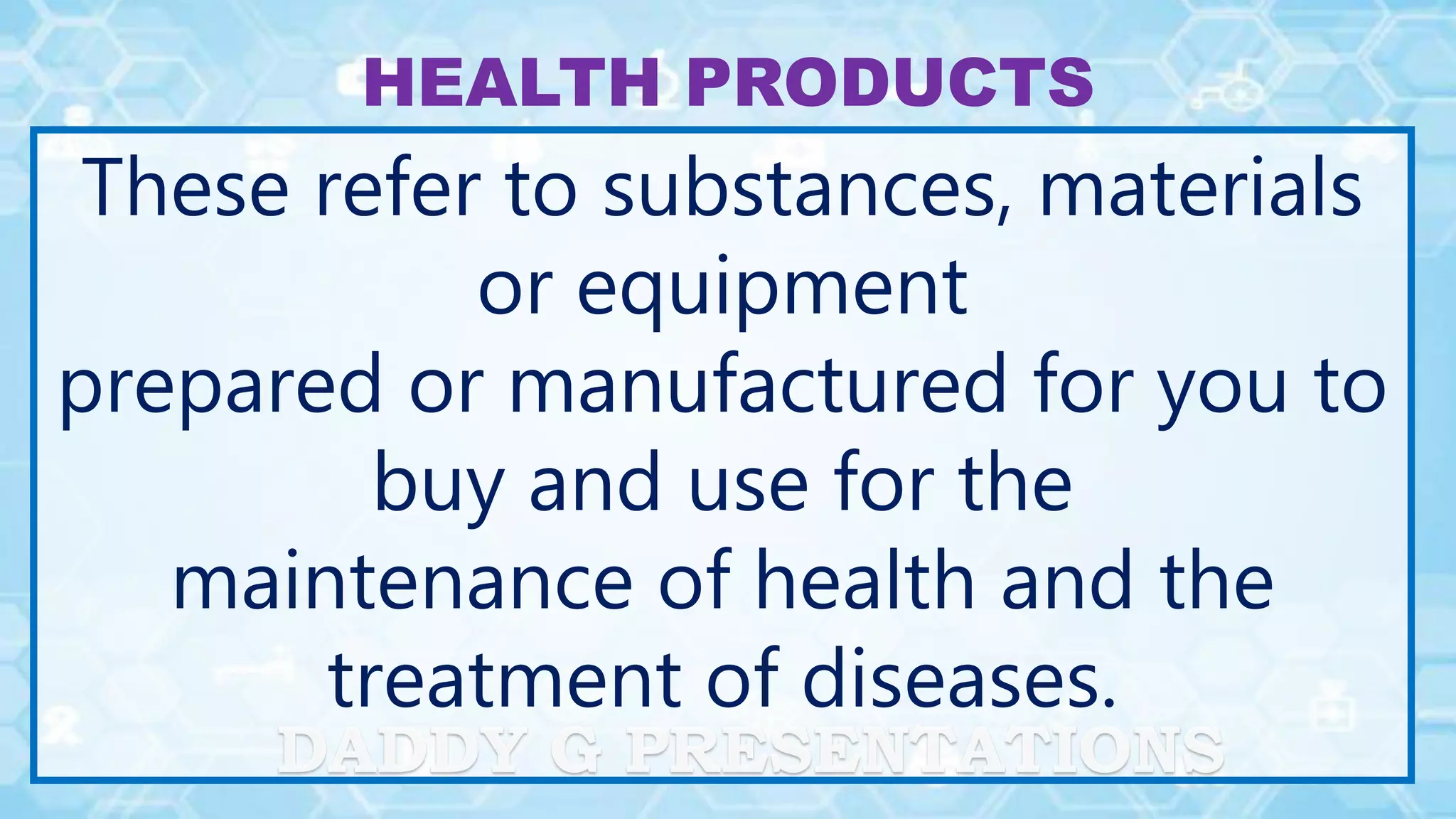 CONSUMER HEALTH | PPSX