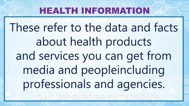 CONSUMER HEALTH | PPSX