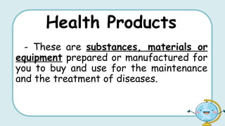 components of CONSUMER HEALTH DEMO 1.pptx