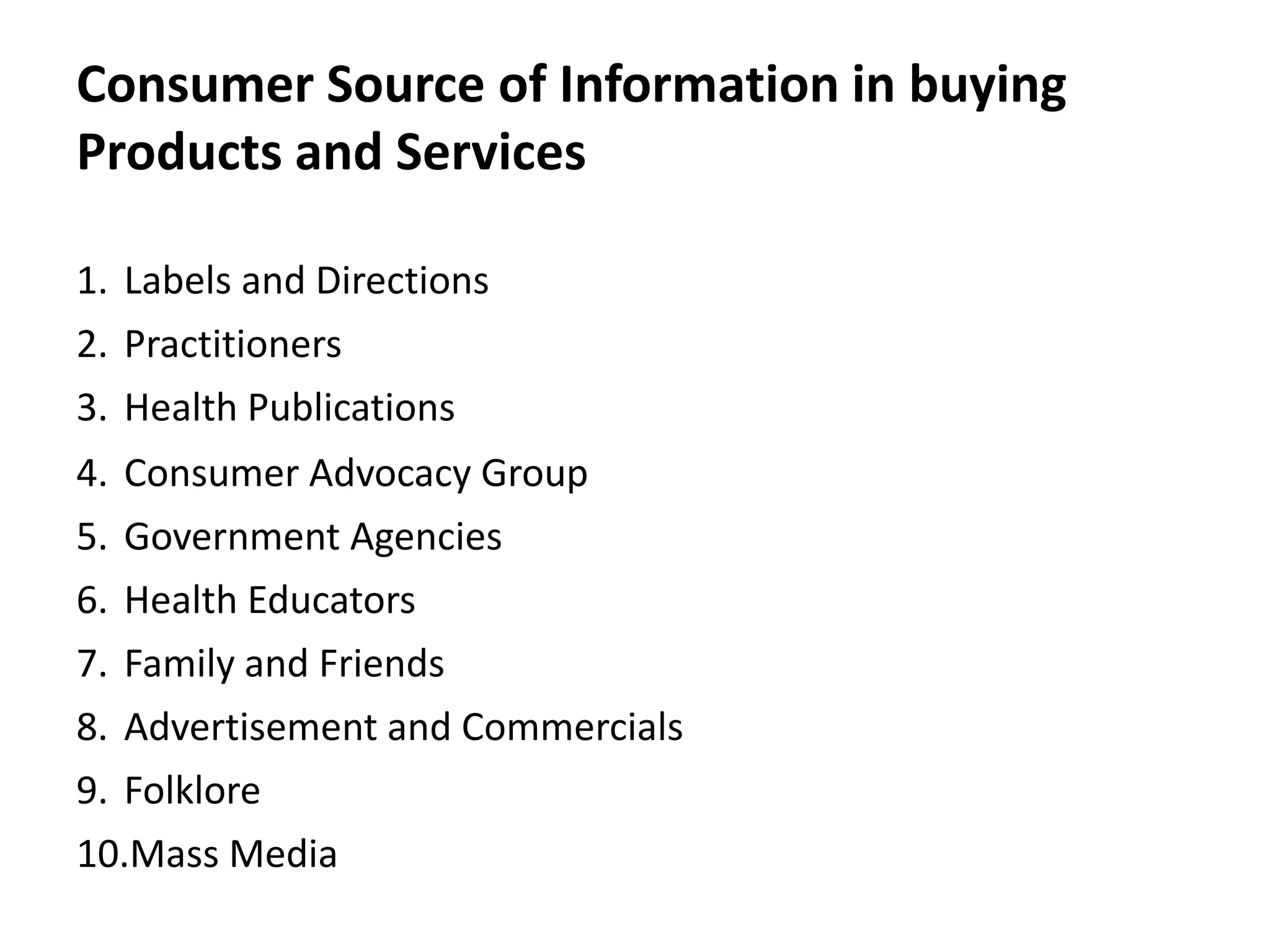 Consumer Health Education (MAPEH) | PPTX