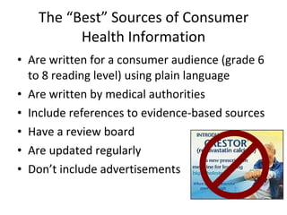 Consumer Health Information | PPT | Genetics | Science