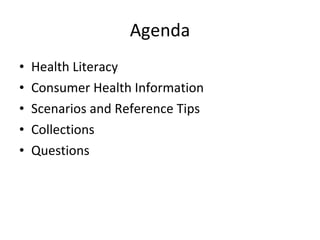 Consumer Health Information | PPT | Genetics | Science