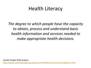 Consumer Health Information | PPT | Genetics | Science