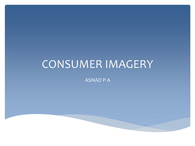 Consumer imagery | PPTX