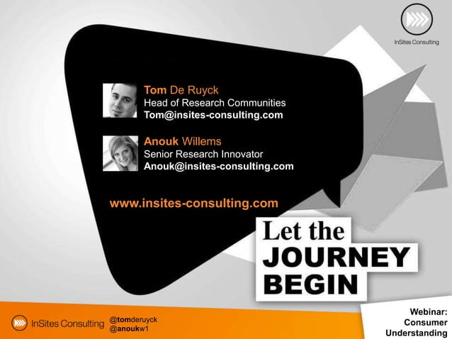 Consumer Immersion Webinar | PPTX