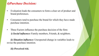 Consumer& Industrial Buying Decisions. | PPTX