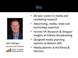 Retail Media Insights - Consumer Insights for Digital Retail Media | PPT